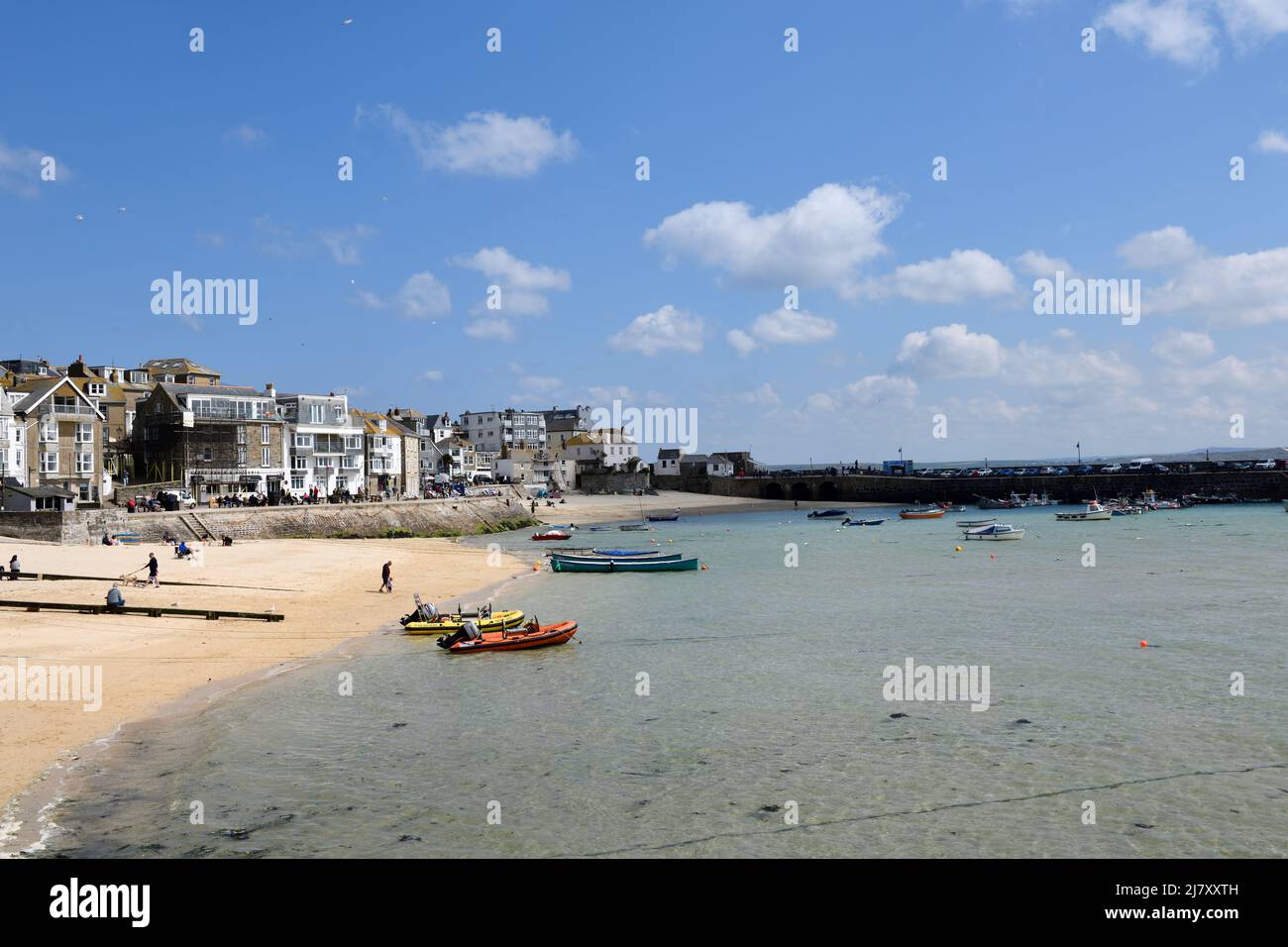 St Ives in the Spring Cornwall England uk Stock Photo - Alamy