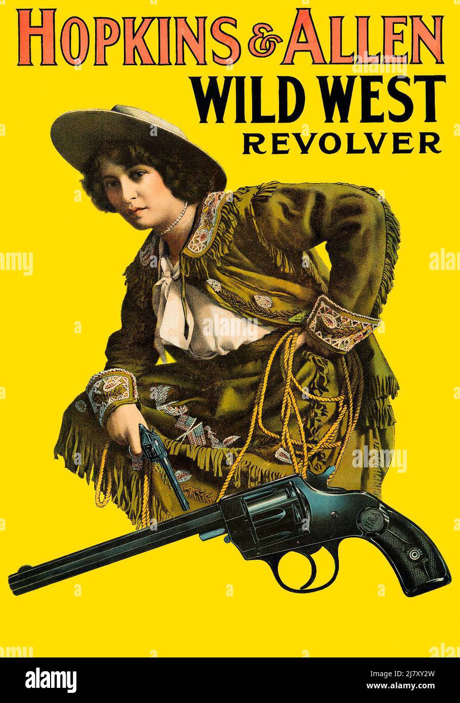 Hopkins & Allen Wild West Revolver Stock Photo - Alamy