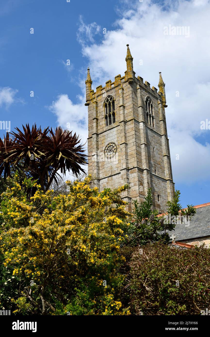 St Ives Parish Church Cornwall England uk Stock Photo - Alamy