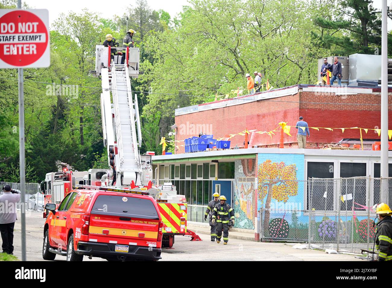 Fire safety school students hi-res stock photography and images - Alamy