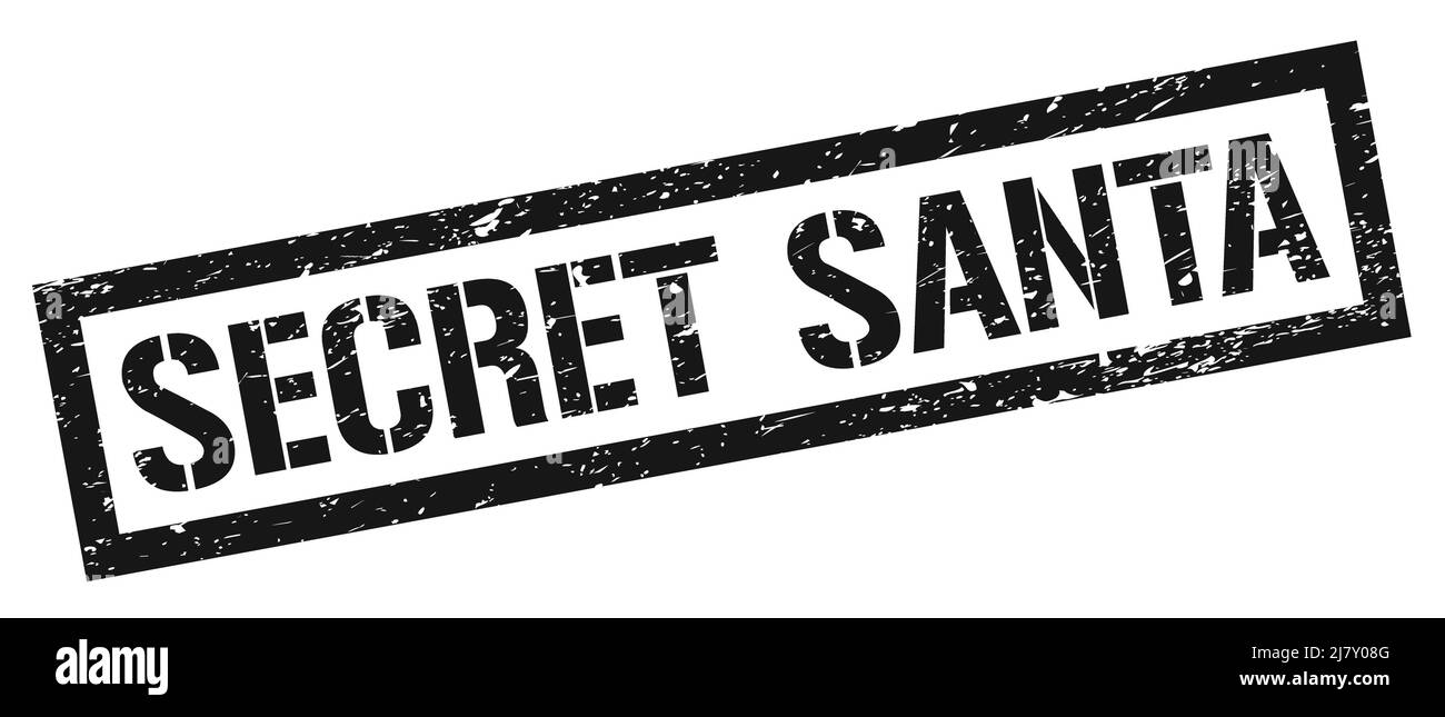 Secret santa text Black and White Stock Photos & Images - Alamy