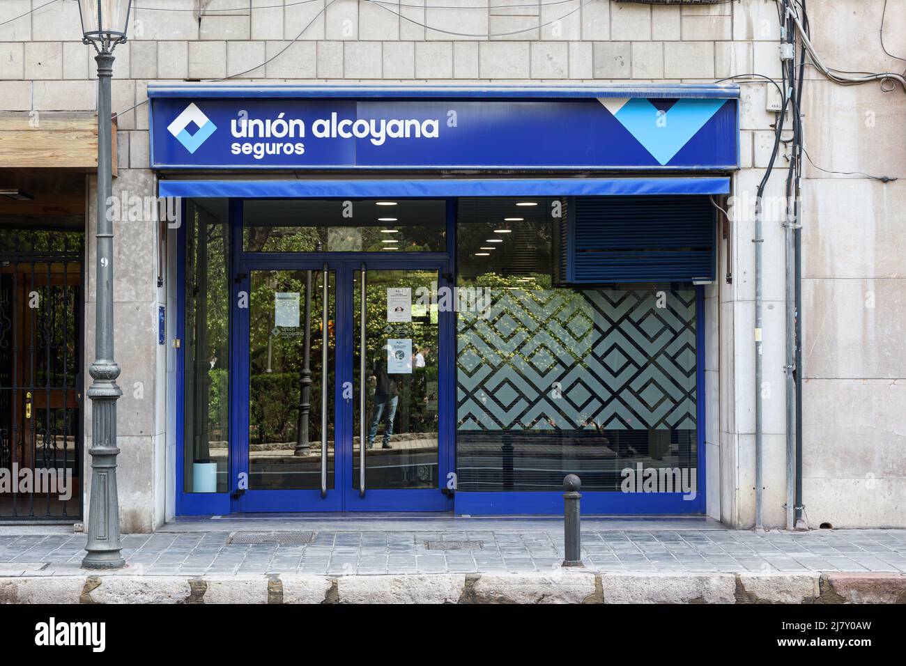 VALENCIA, SPAIN - MAY 05, 2022: Union Alcoyana is a Spanish insurance ...