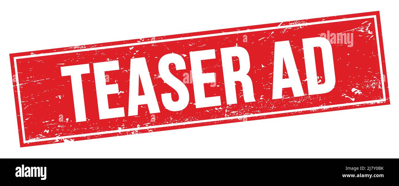 Teaser ad Cut Out Stock Images & Pictures - Alamy