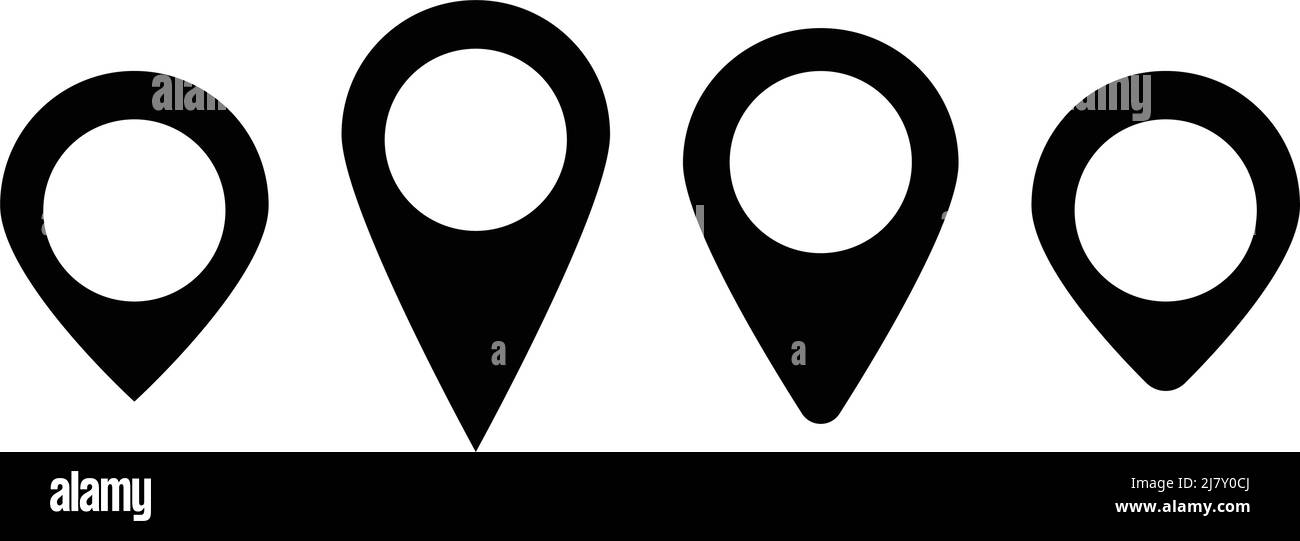 Position information Stock Vector Images - Alamy