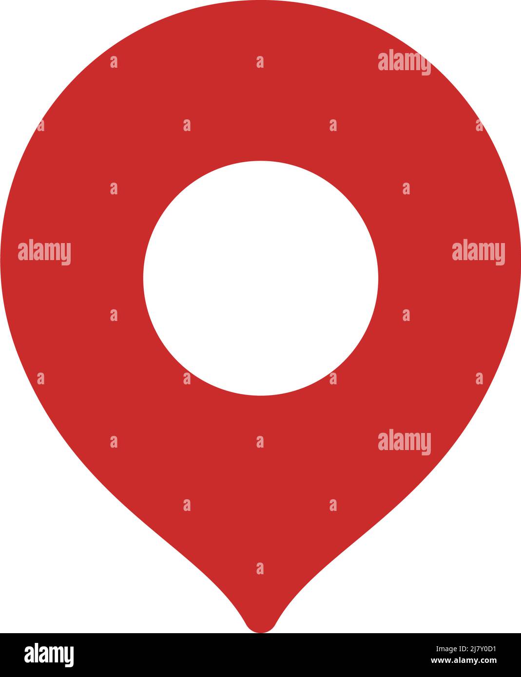 Small map pin icon Cut Out Stock Images & Pictures - Alamy