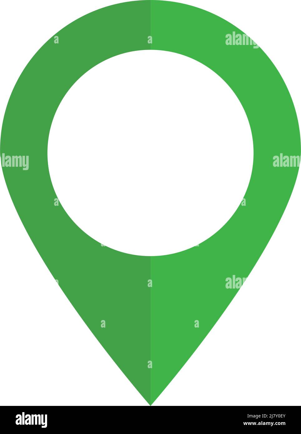Green map pin icon. Editable vector Stock Vector Image & Art - Alamy