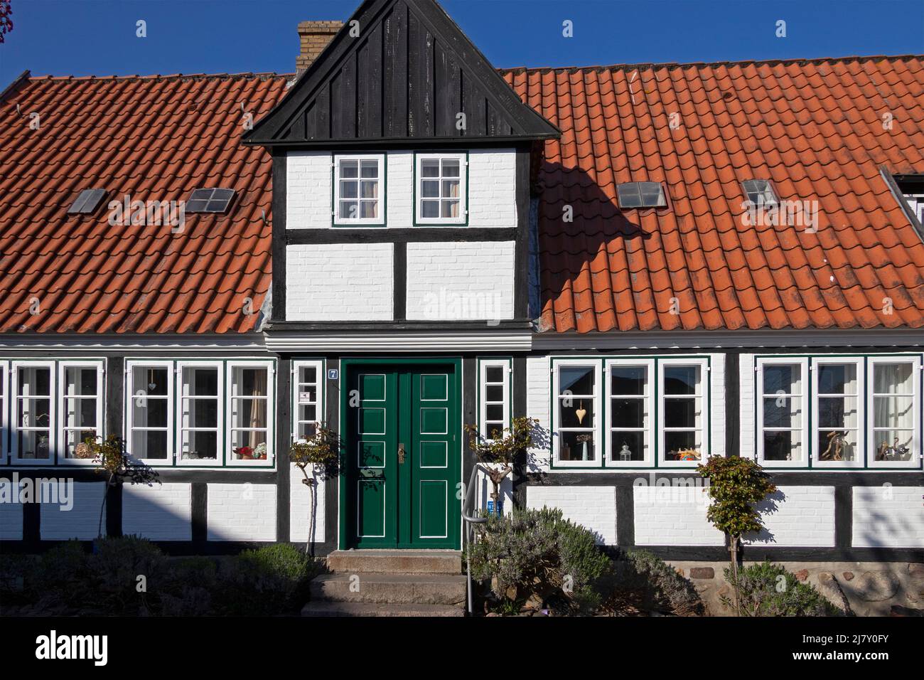 Frame house, Kappeln, Schleswig-Holstein, Germany Stock Photo - Alamy