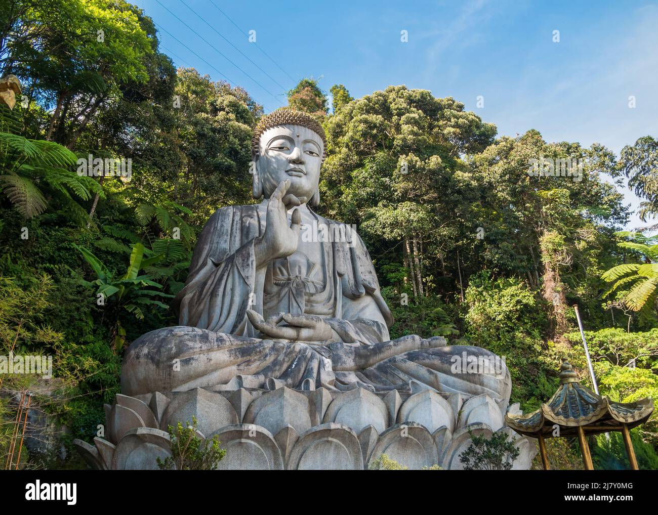 Stone buddha which is located at Chin Swee Caves Temple,Genting ...