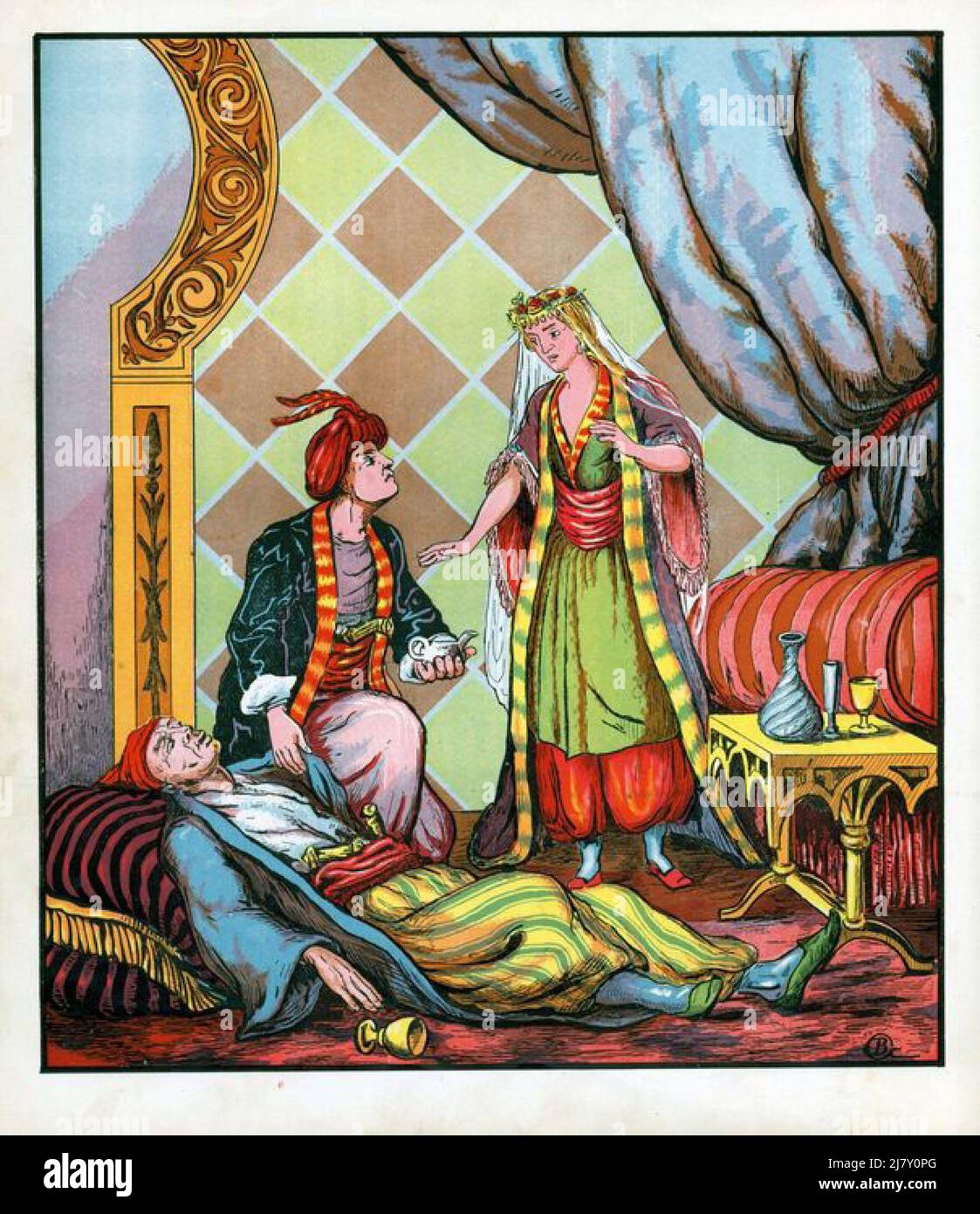 Aladdin and his wonder lamp hi-res stock photography and images - Alamy