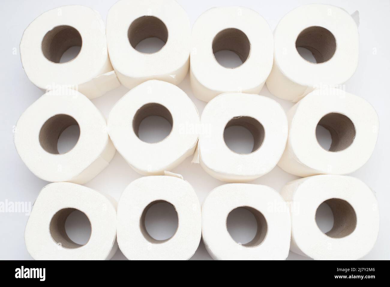 rolls of Toilet paper background Stock Photo - Alamy