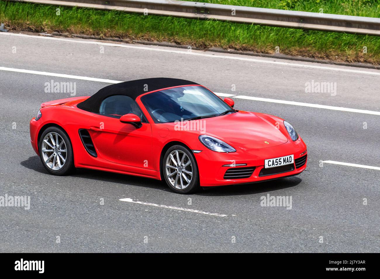 2017 red Porsche Boxster Cayman PDK 1988cc 7 speed petrol sportscar ...