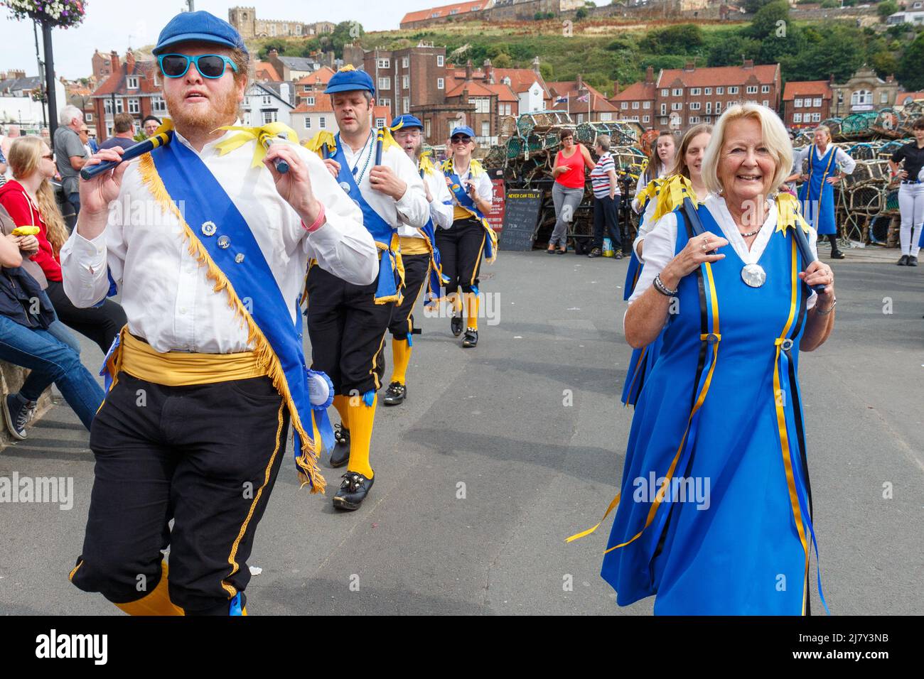 Traditional and Morris Dancing at the Whitby Folk Week Stock Photo - Alamy