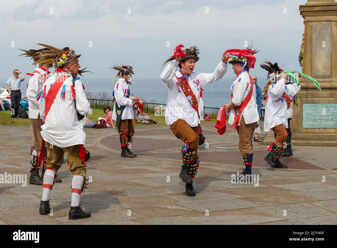 Traditional and Morris Dancing at the Whitby Folk Week Stock Photo - Alamy