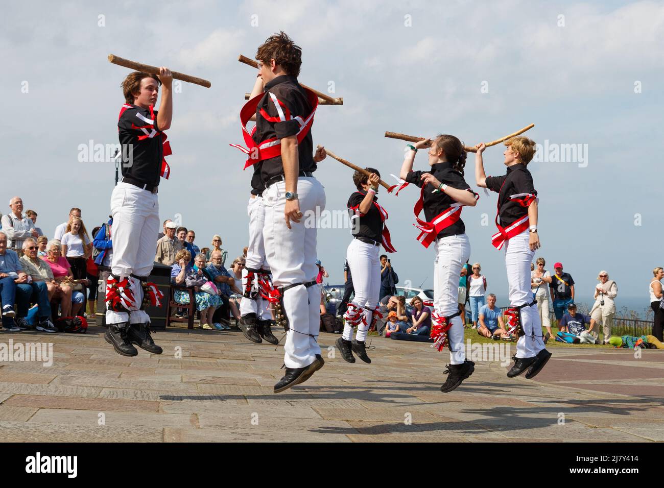 Traditional and Morris Dancing at the Whitby Folk Week Stock Photo - Alamy