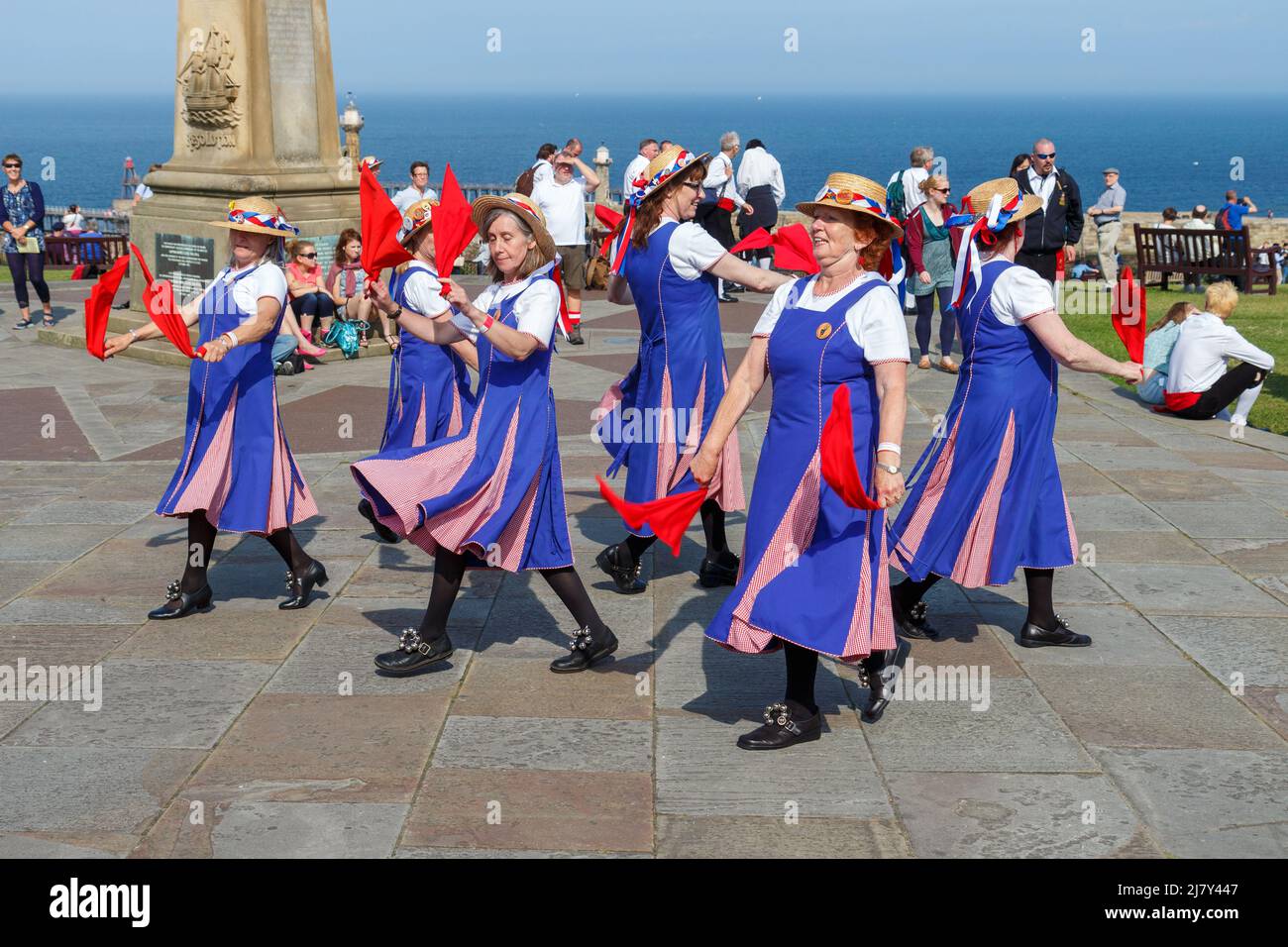 Traditional and Morris Dancing at the Whitby Folk Week Stock Photo - Alamy