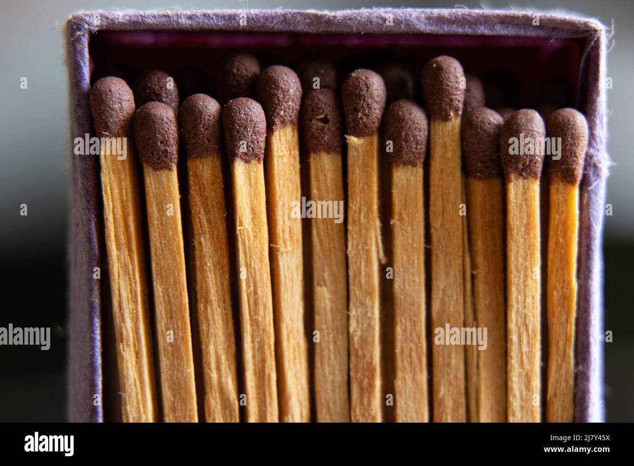 Old matches in a box close-up, match Stock Photo - Alamy