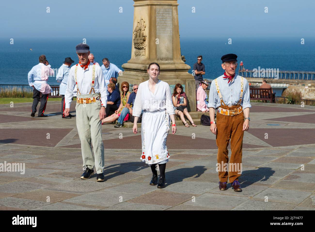Traditional and Morris Dancing at the Whitby Folk Week Stock Photo - Alamy