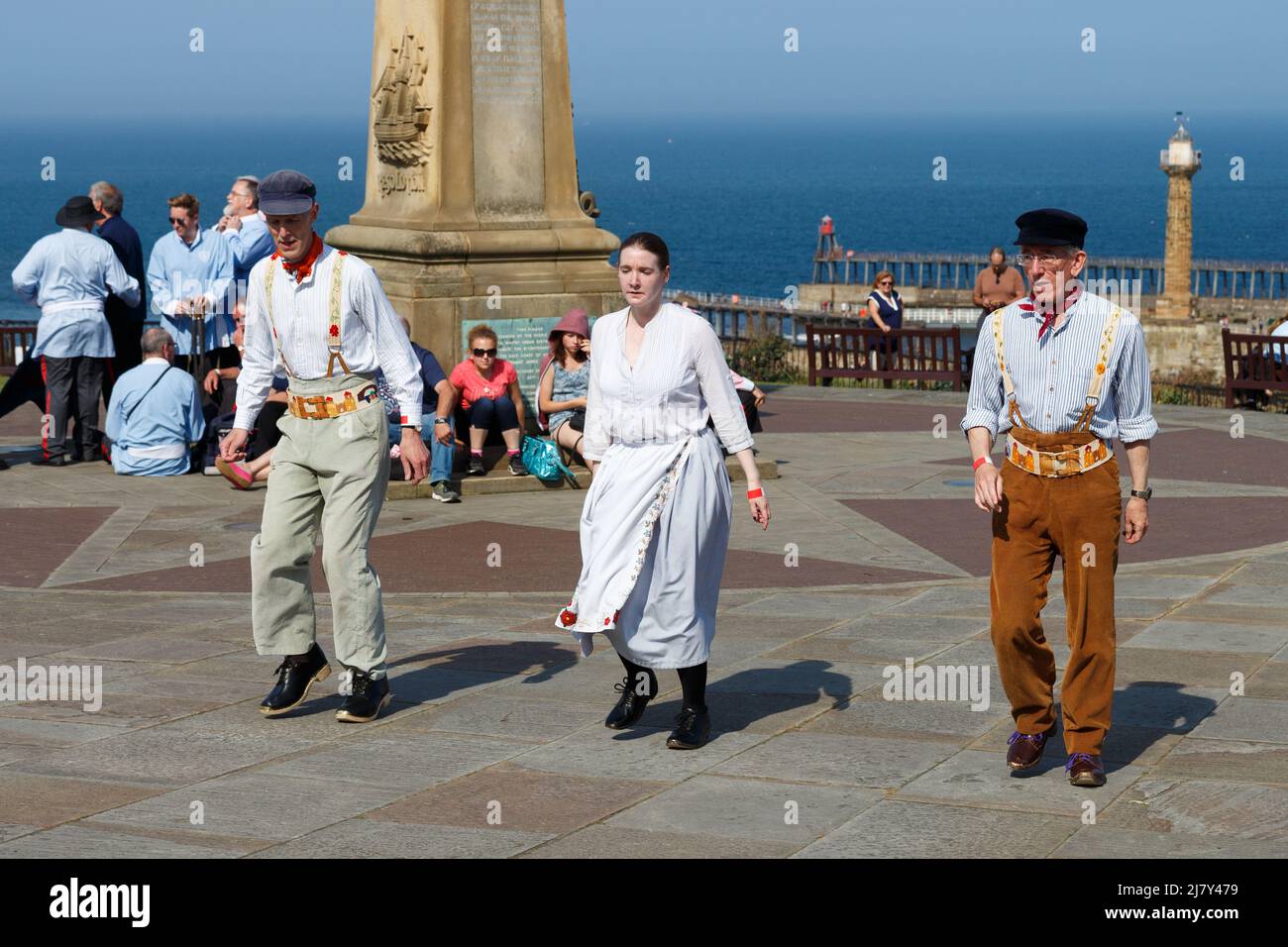 Traditional and Morris Dancing at the Whitby Folk Week Stock Photo - Alamy