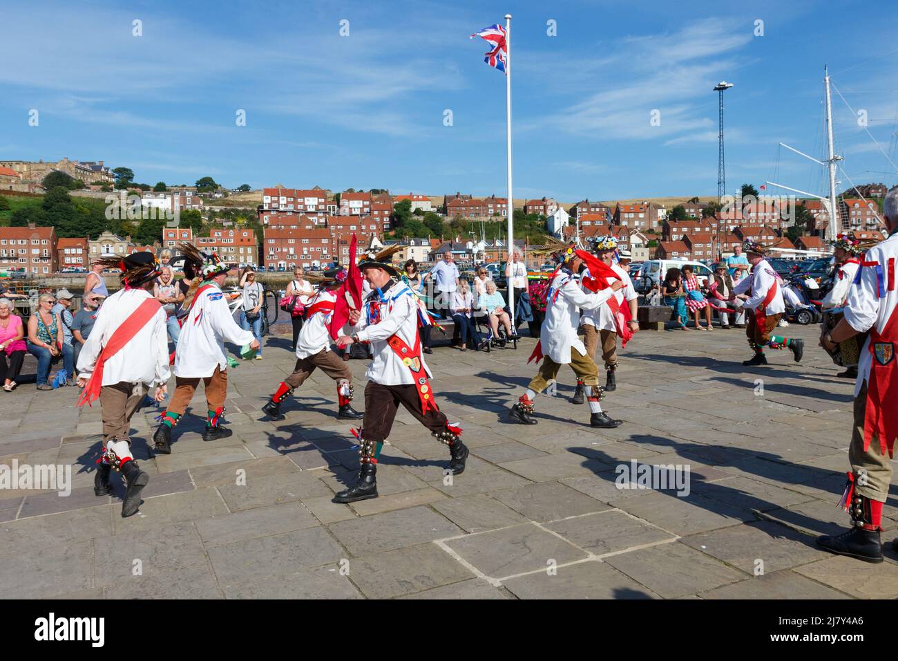 Traditional and Morris Dancing at the Whitby Folk Week Stock Photo - Alamy