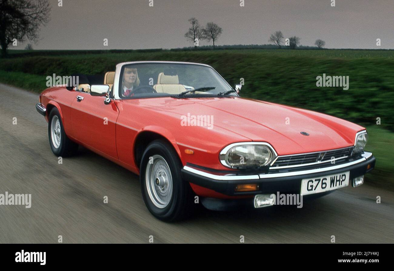 1990 Jaguar XJS Convertible Stock Photo - Alamy
