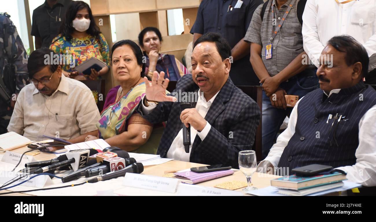 Union of MSME minister Narayan Rane, with his Junior Minister for State ...