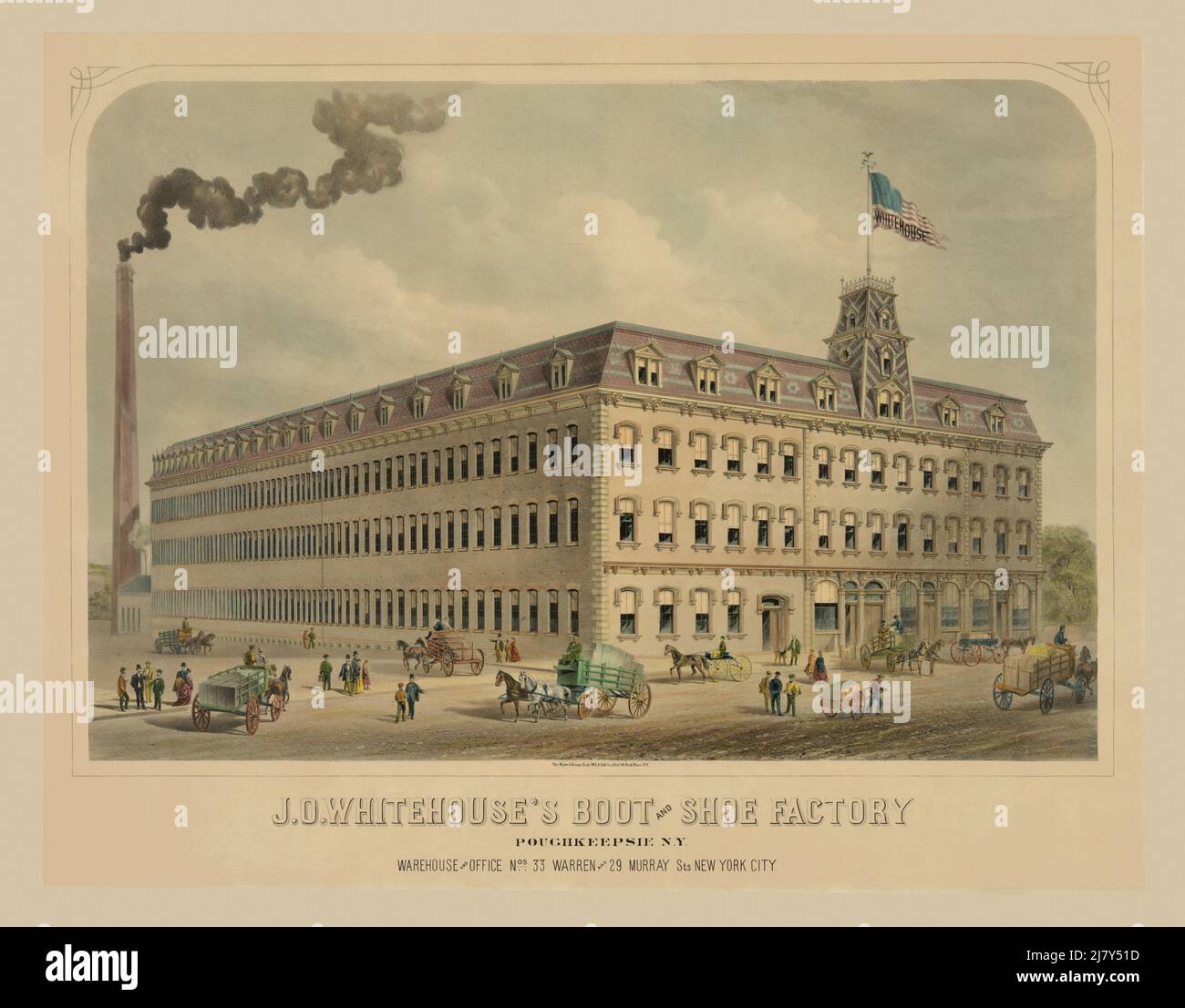 J.O. Whitehouse's boot and shoe factory Stock Photo - Alamy