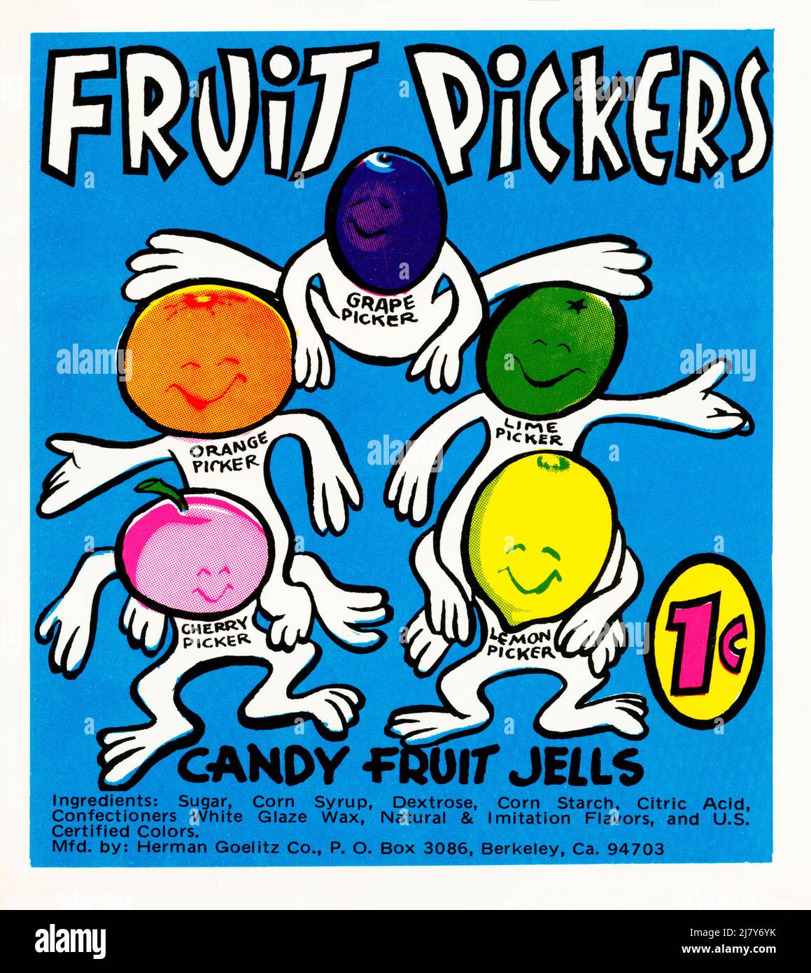 Fruit Pickers Candy Fruit Jells Stock Photo - Alamy