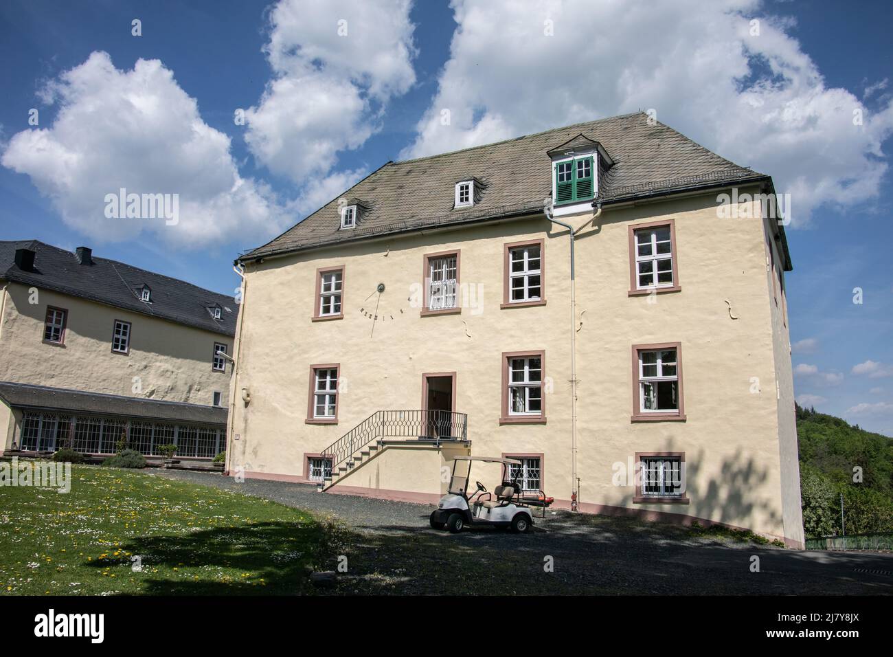 Castle Wittgenstein on the Hill of Bad Laasphe Stock Photo - Alamy