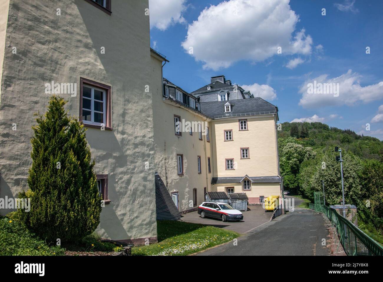 Castle Wittgenstein on the Hill of Bad Laasphe Stock Photo - Alamy