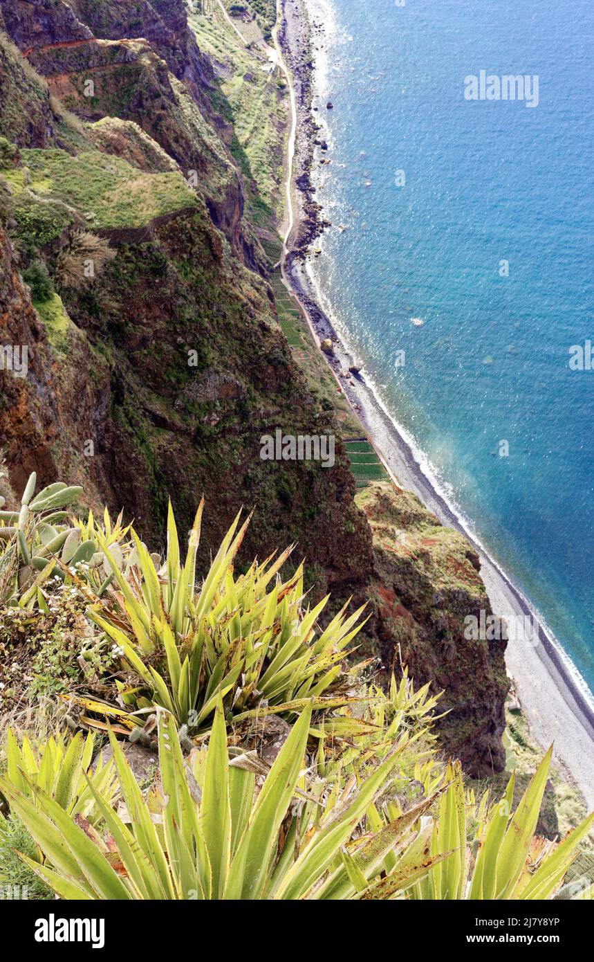 Madeira Cabo Girau Stock Photo - Alamy