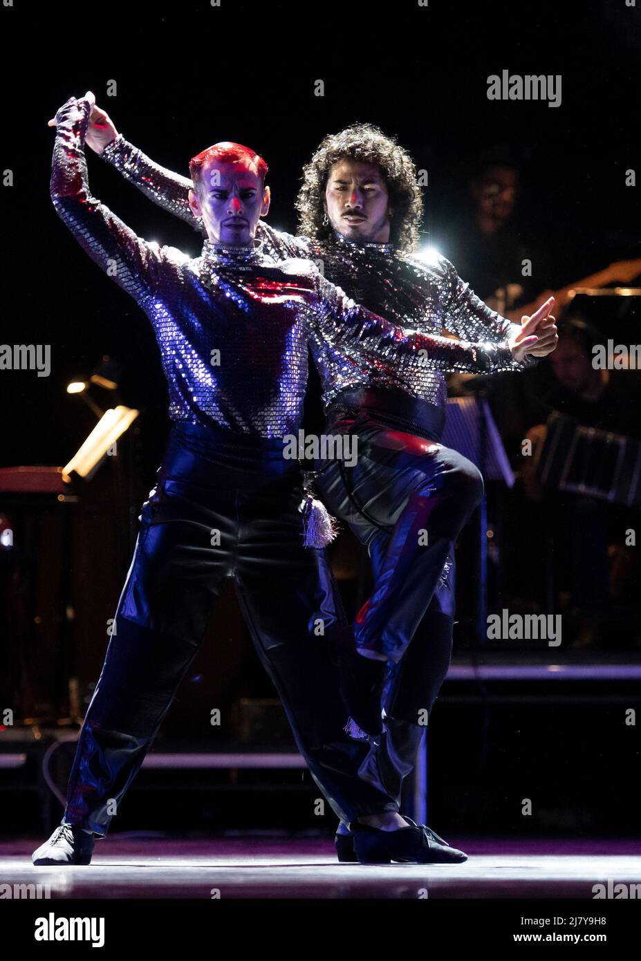 Sadler’s Wells Peacock Theatre, London, UK. 11 May 2022. Working dress ...