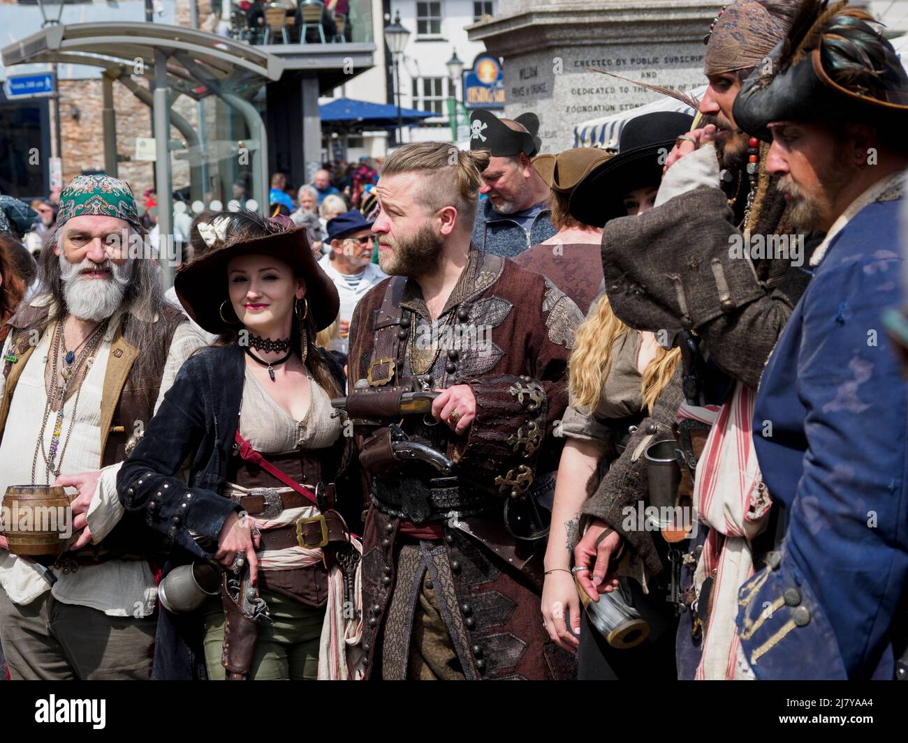 Pirates at the Brixham Pirate Festival 2022 Stock Photo - Alamy