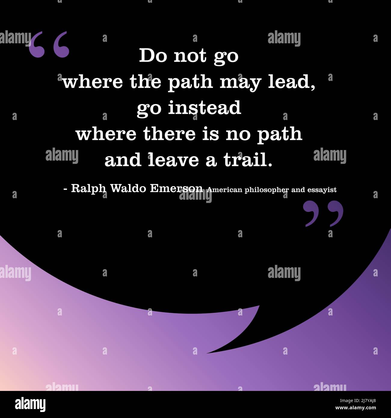 Paving new trails for humanity. Motivational quote sign for social ...