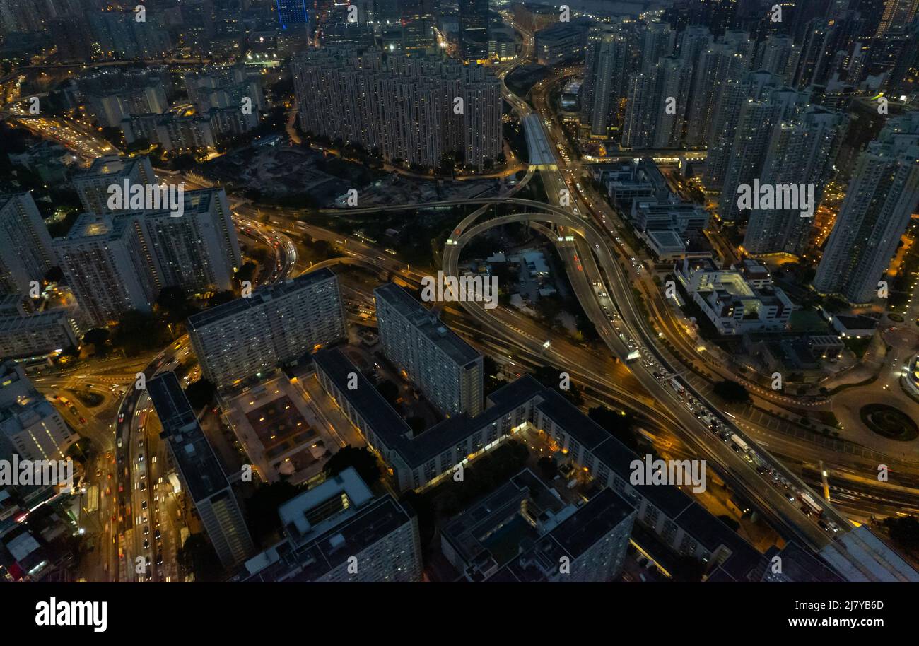 Night hyper lapse highway in hi-res stock photography and images - Alamy