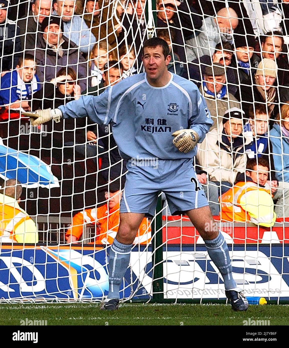 saints v everton 21-02-04 NIGEL MARTYN pic mike walker, 2004 Stock ...