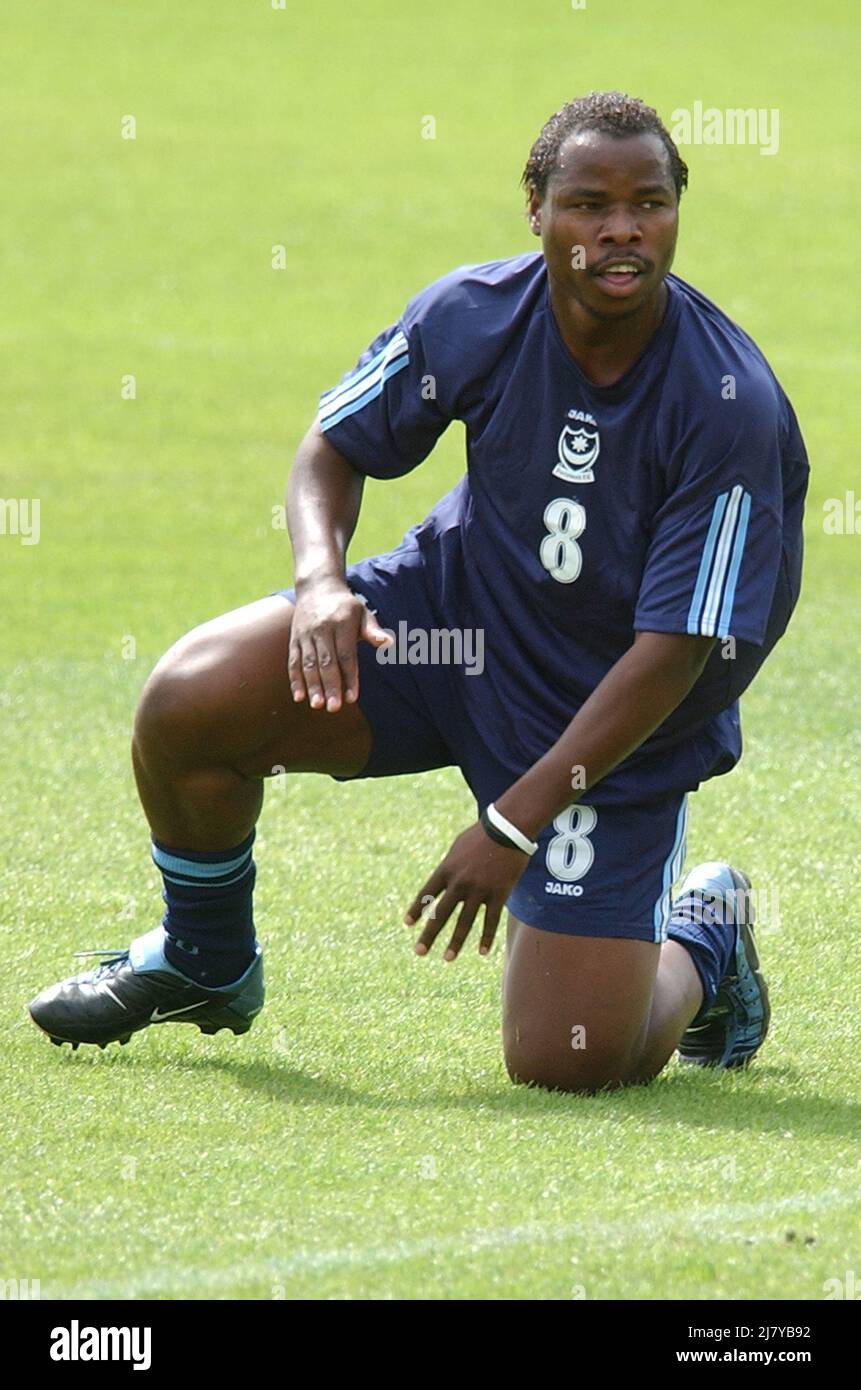 PORTSMOUTH TRAINING 11-08-05 COLLINS MBESUMA PIC MIKE WALKER, 2005 ...