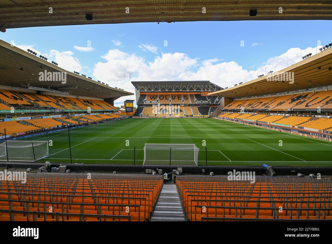 general view of Molineux Stadium, Home of Wolverhampton Wanderers Stock ...