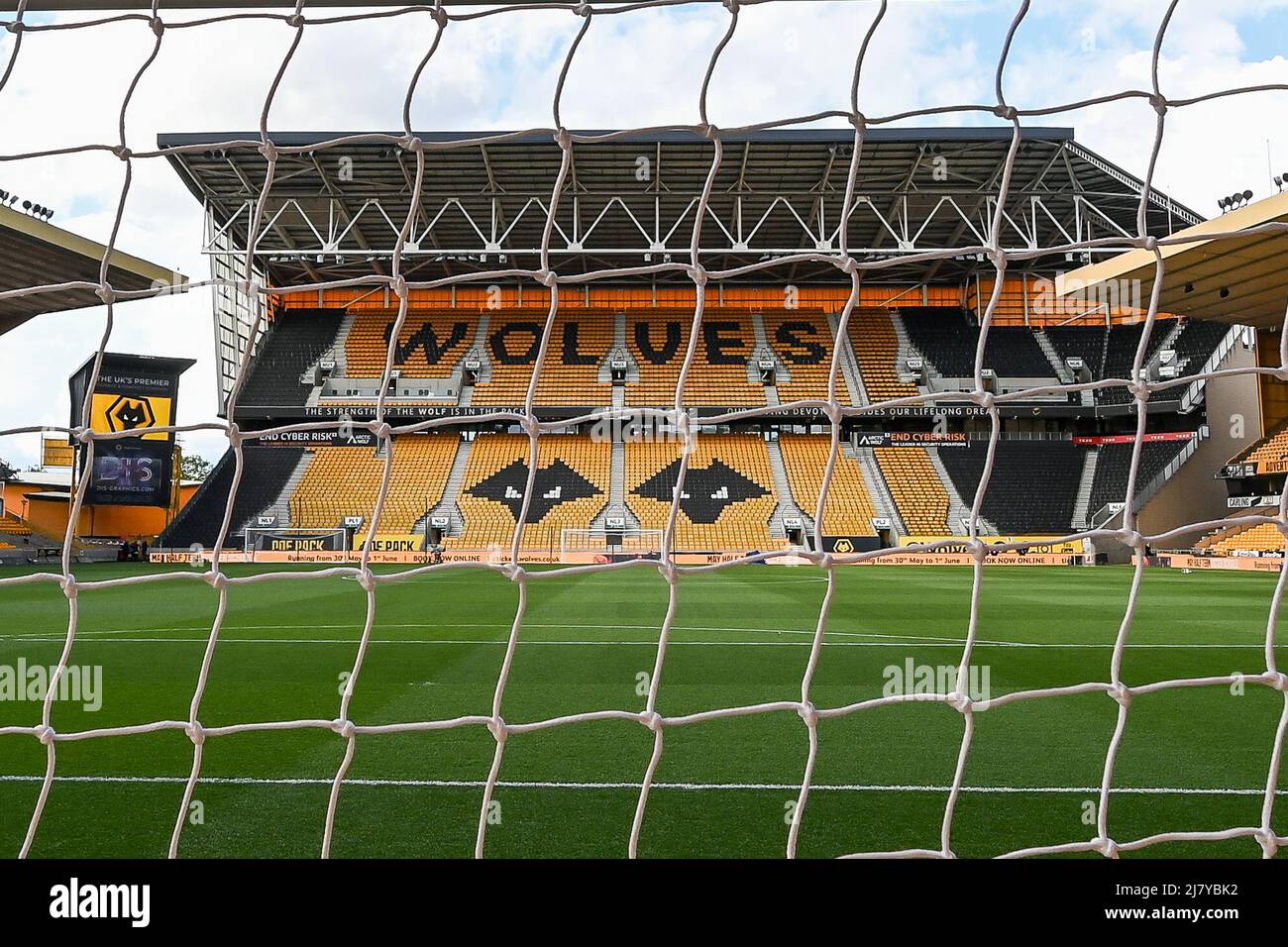 general view of Molineux Stadium, Home of Wolverhampton Wanderers Stock ...