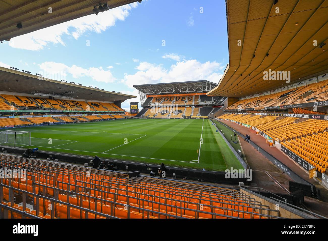 general view of Molineux Stadium, Home of Wolverhampton Wanderers Stock ...