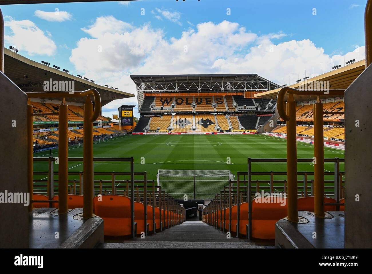 general view of Molineux Stadium, Home of Wolverhampton Wanderers Stock ...