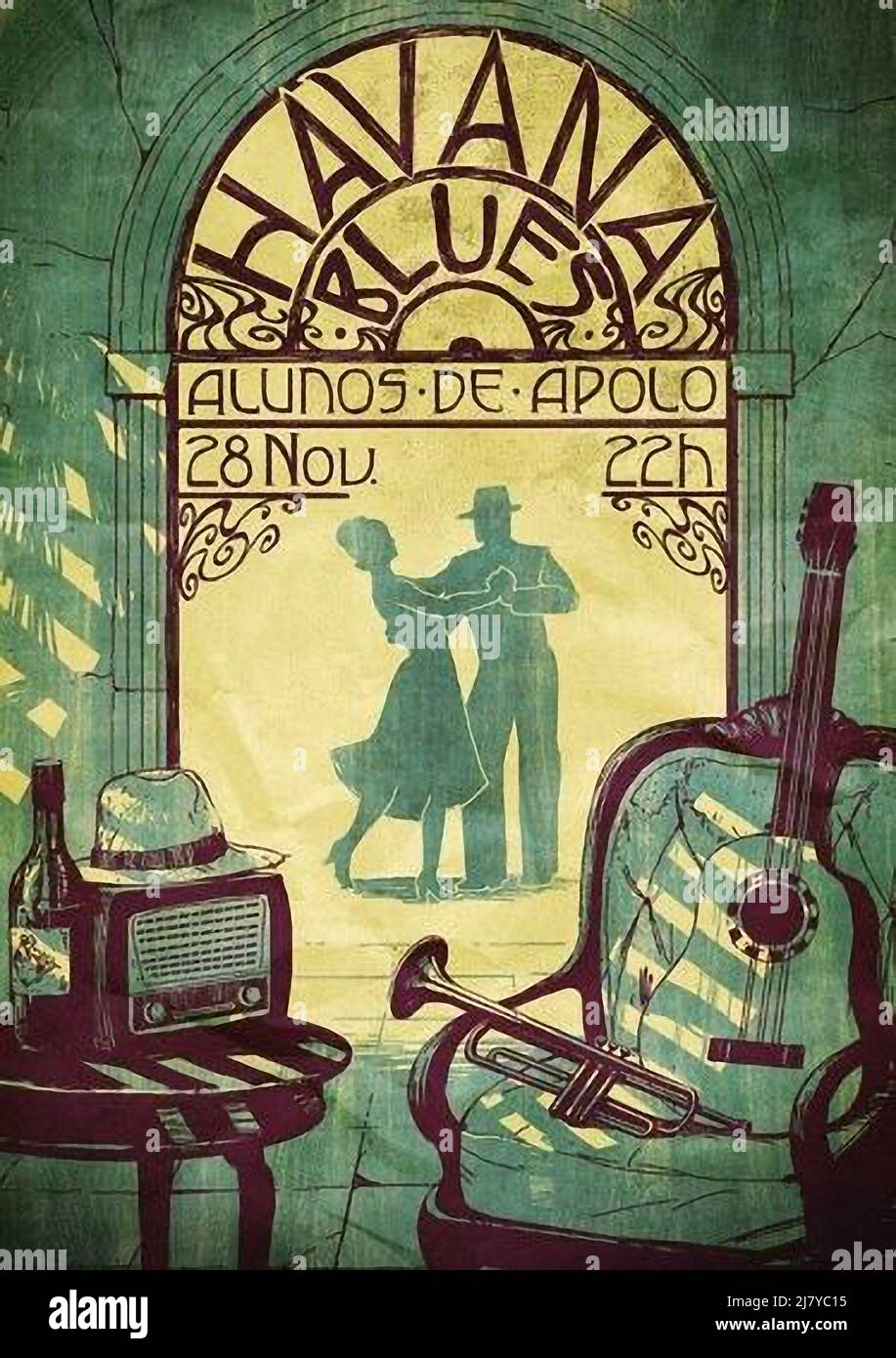 Havana dancing poster hi-res stock photography and images - Alamy