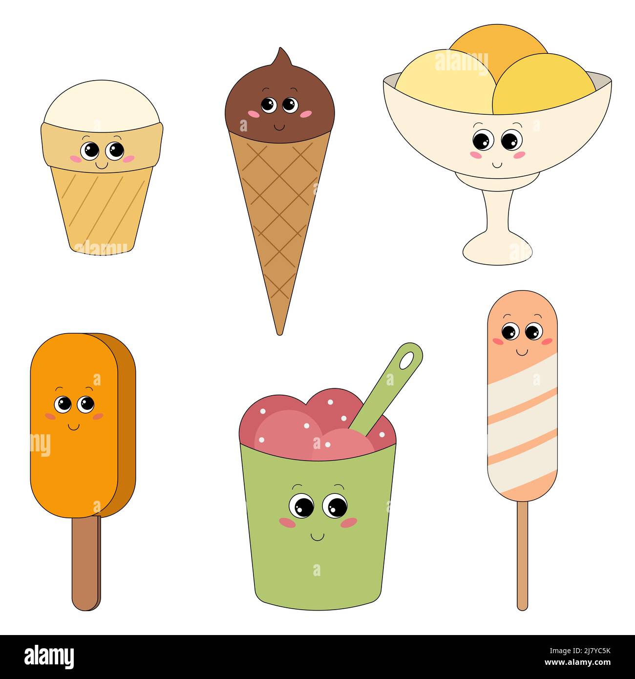 Collection different types ice Cut Out Stock Images & Pictures - Alamy