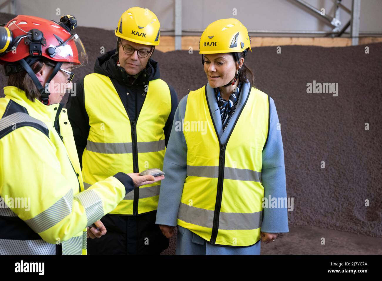 Prince Daniel and Crown Princess Victoria visit HYBRIT who are ...