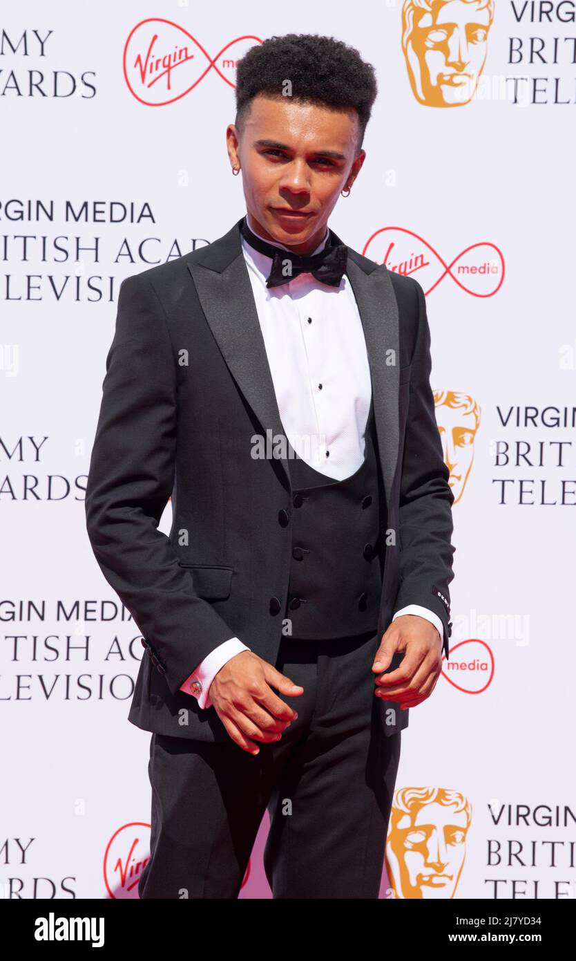 London, UK. Milo Clarke at the Virgin Media British Academy Television Awards 2022 at The Royal ...