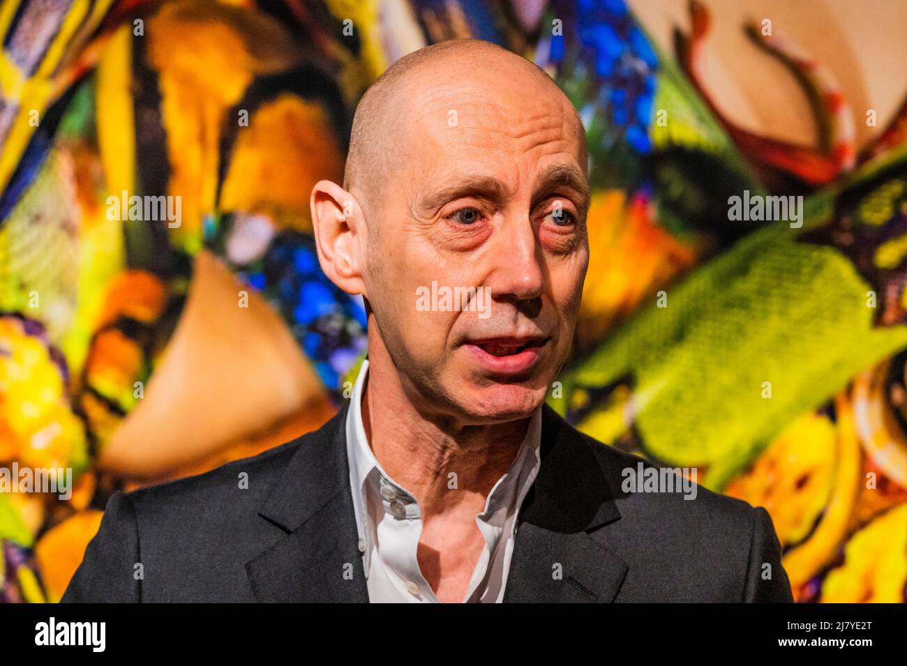 London, UK. 11th May, 2022. Nick Knight (pictured in front of Snakes ...