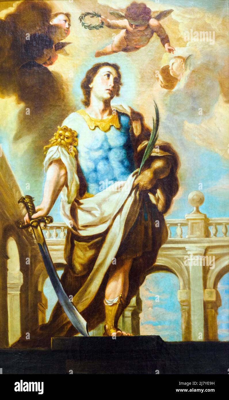 San Aciscio (Saint Aciscius) 1713 by Acisclo Antonio Palomino (1655 ...