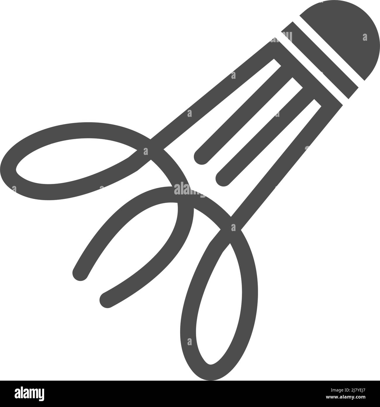 Badminton shuttlecock icon logo illustration vector Stock Vector Image ...