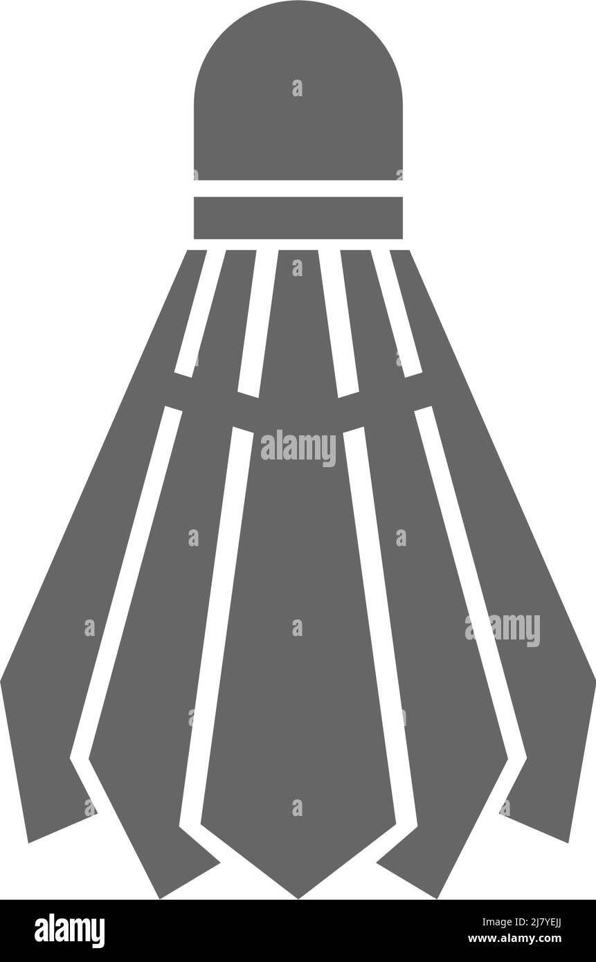 Badminton shuttlecock icon logo illustration vector Stock Vector Image ...