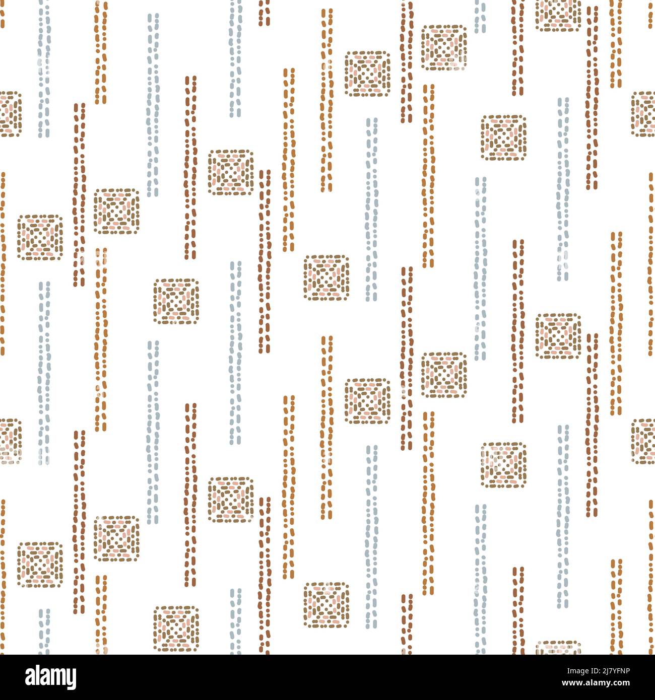 Geometric intertwined waved shapes seamless pattern. Abstract tileable ...
