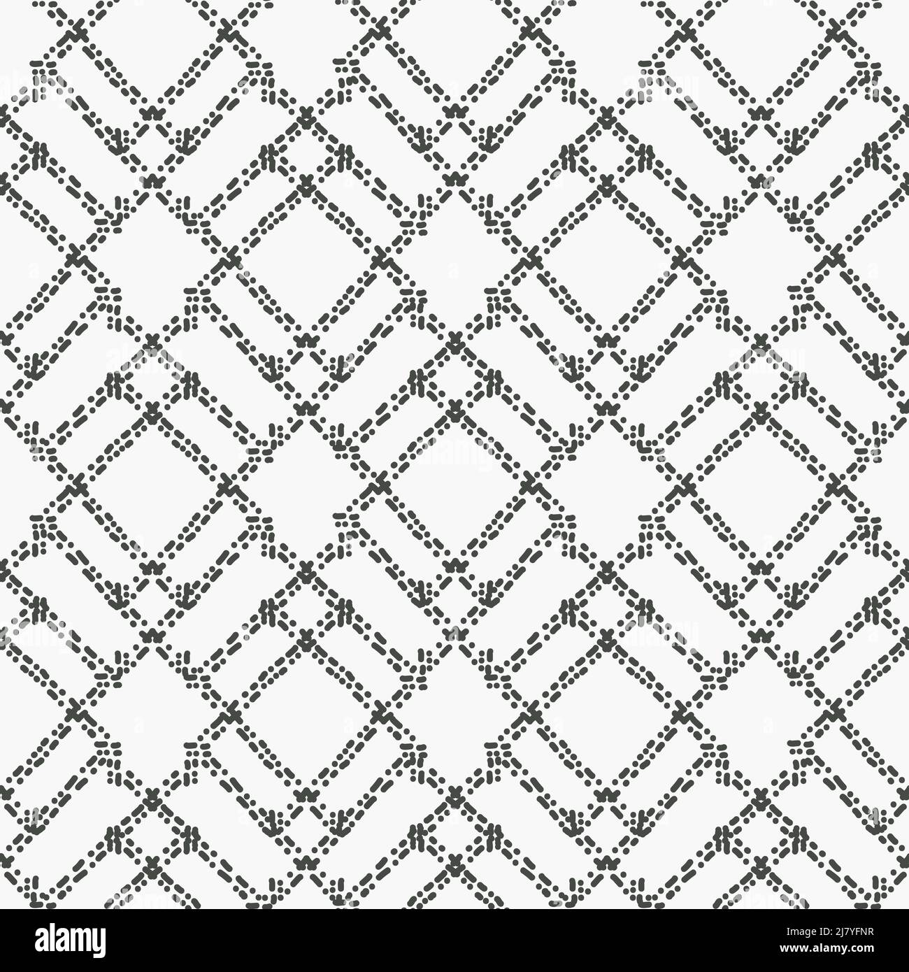 Geometric intertwined shapes seamless pattern. Abstract tileable ...